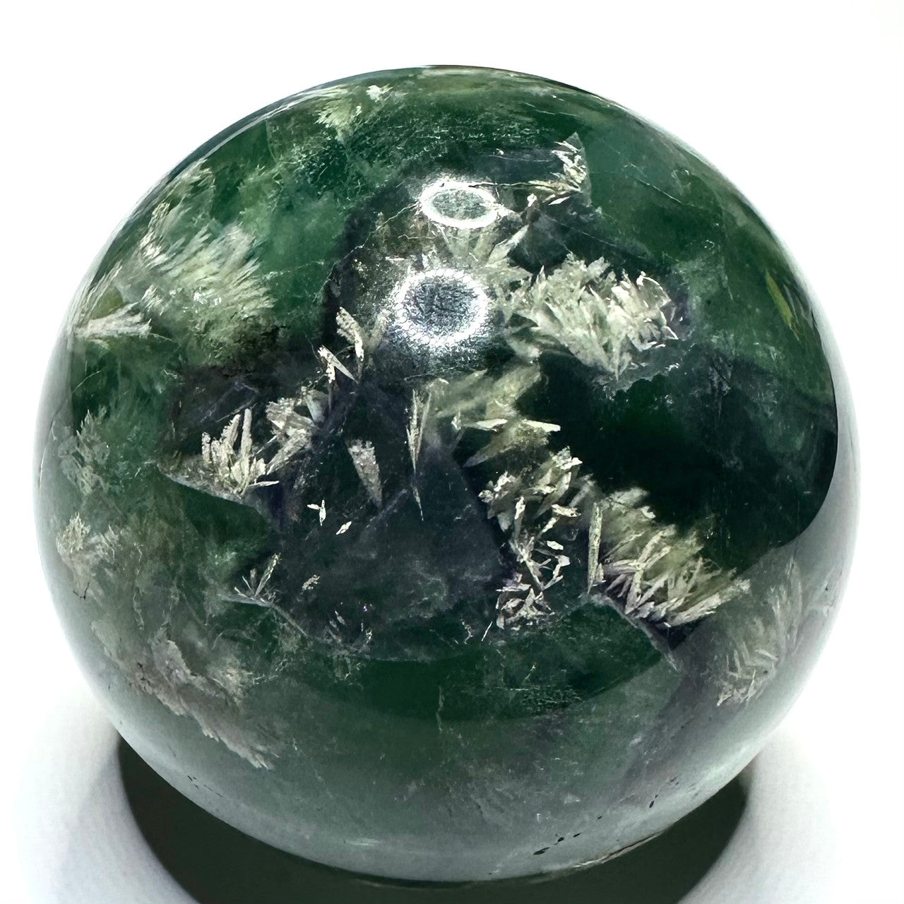 Fluorite | Snowflake Fluorite | Green Fluorite Crystal Gemstones